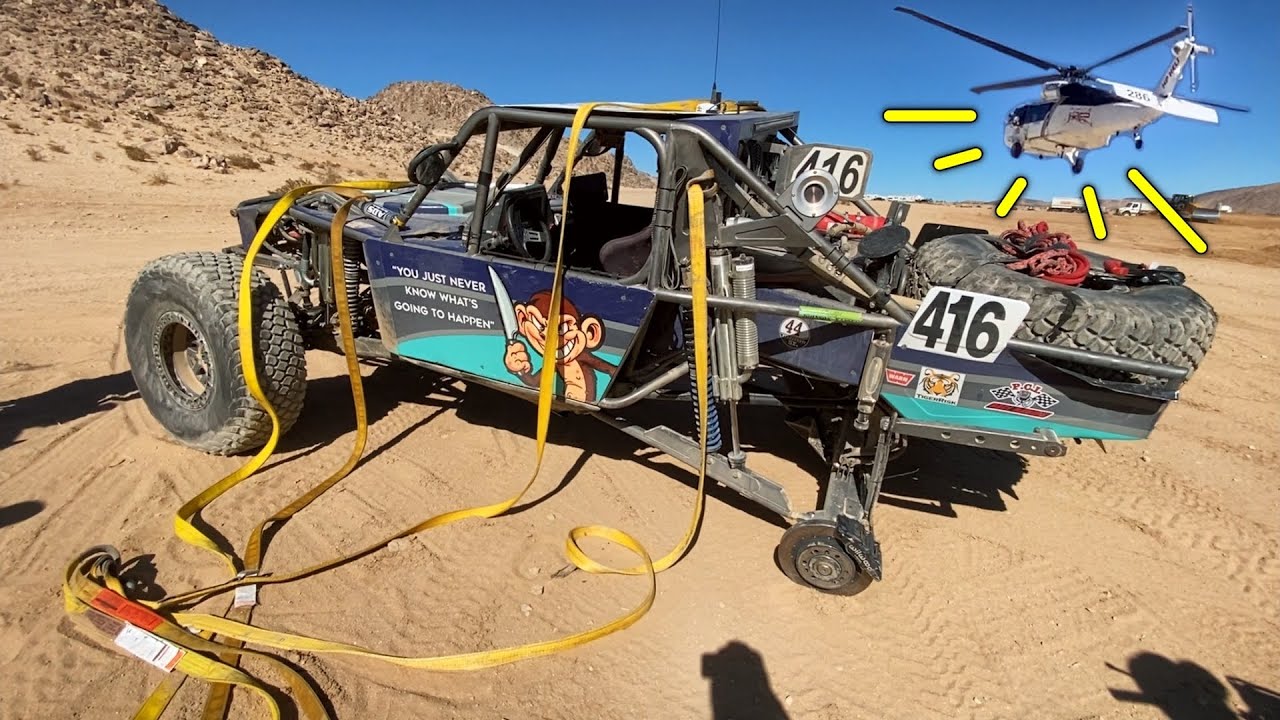 Helicopter Off Road Recovery at King of the Hammers! - YouTube