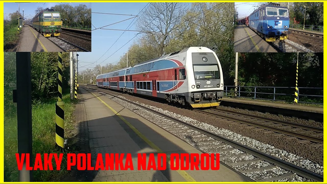 Vlaky Polanka nad Odrou • 22.10.2019 - YouTube