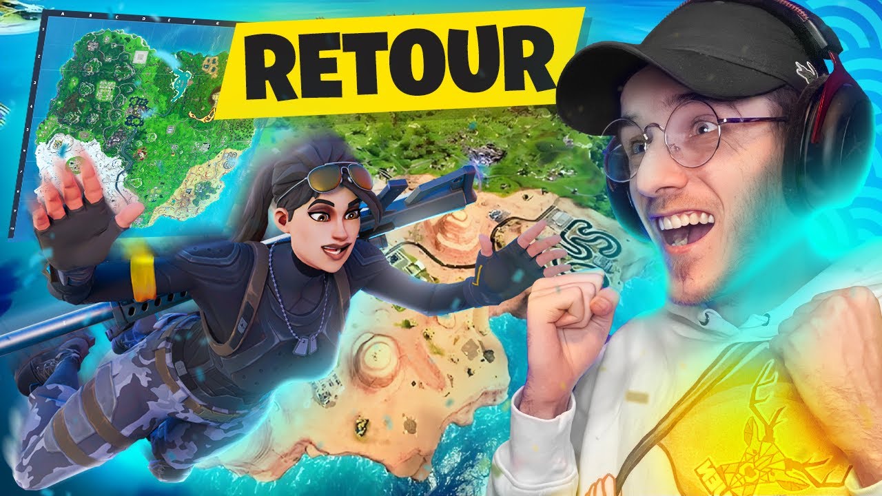 Je RETOURNE sur LA MAP du CHAPITRE 1 sur FORTNITE... Bah sa builde fite fort !!!! - YouTube