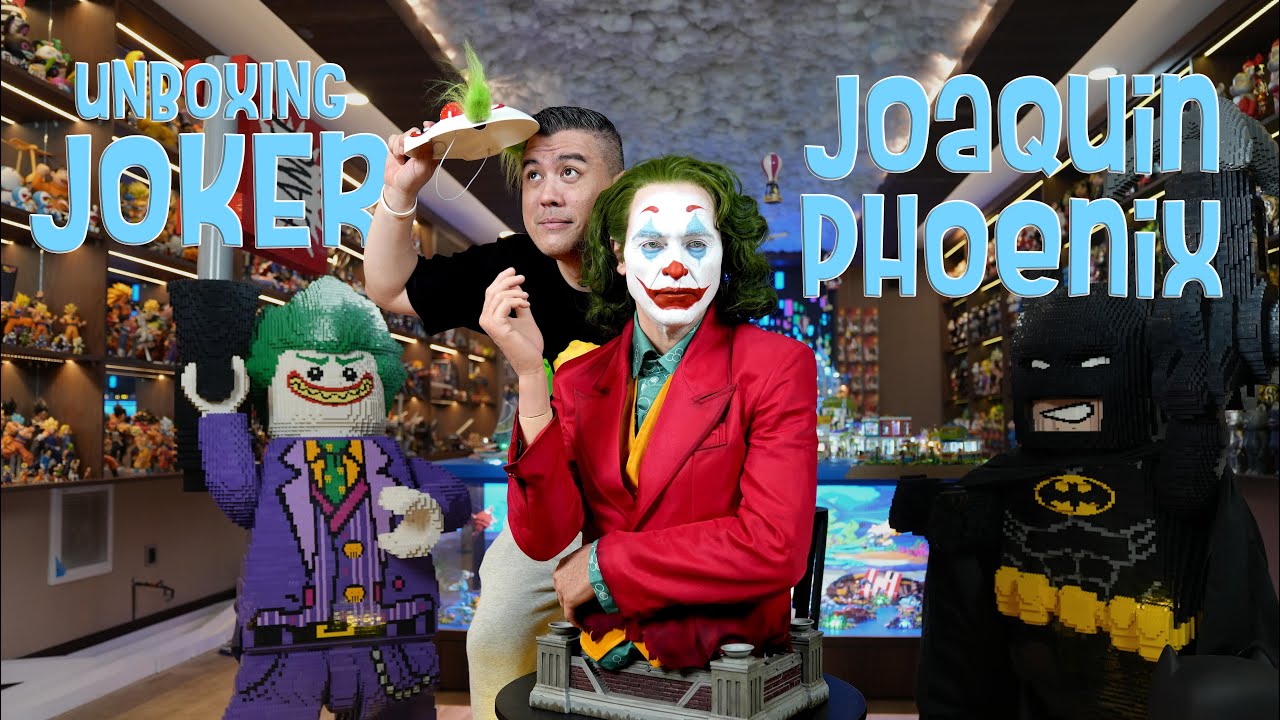 Unboxing Statue Joker Joaquin Phoenix 1:1 Lifesize Bust (Infinity Studios) di My Happy Place ...