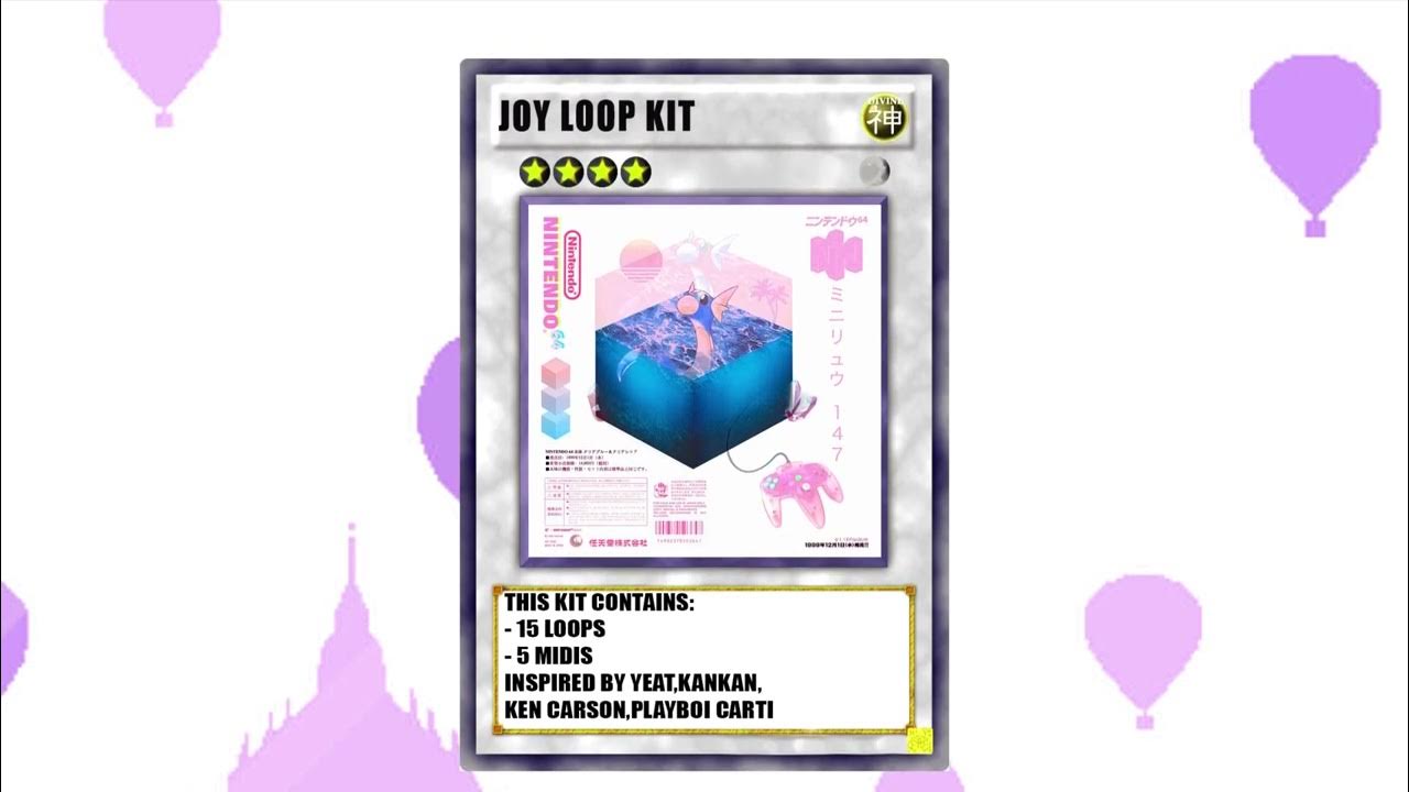 (20+)ROYALTY FREE HYPERPOP LOOP KIT/SAMPLE PACK - "JOY" + MIDI (Yeat ...