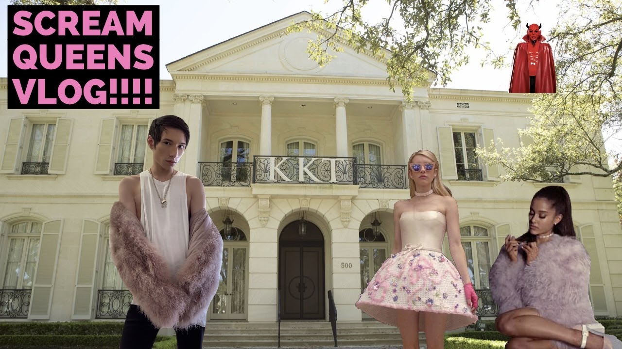 SCREAM QUEENS KAPPA HOUSE VLOG!!!! - YouTube