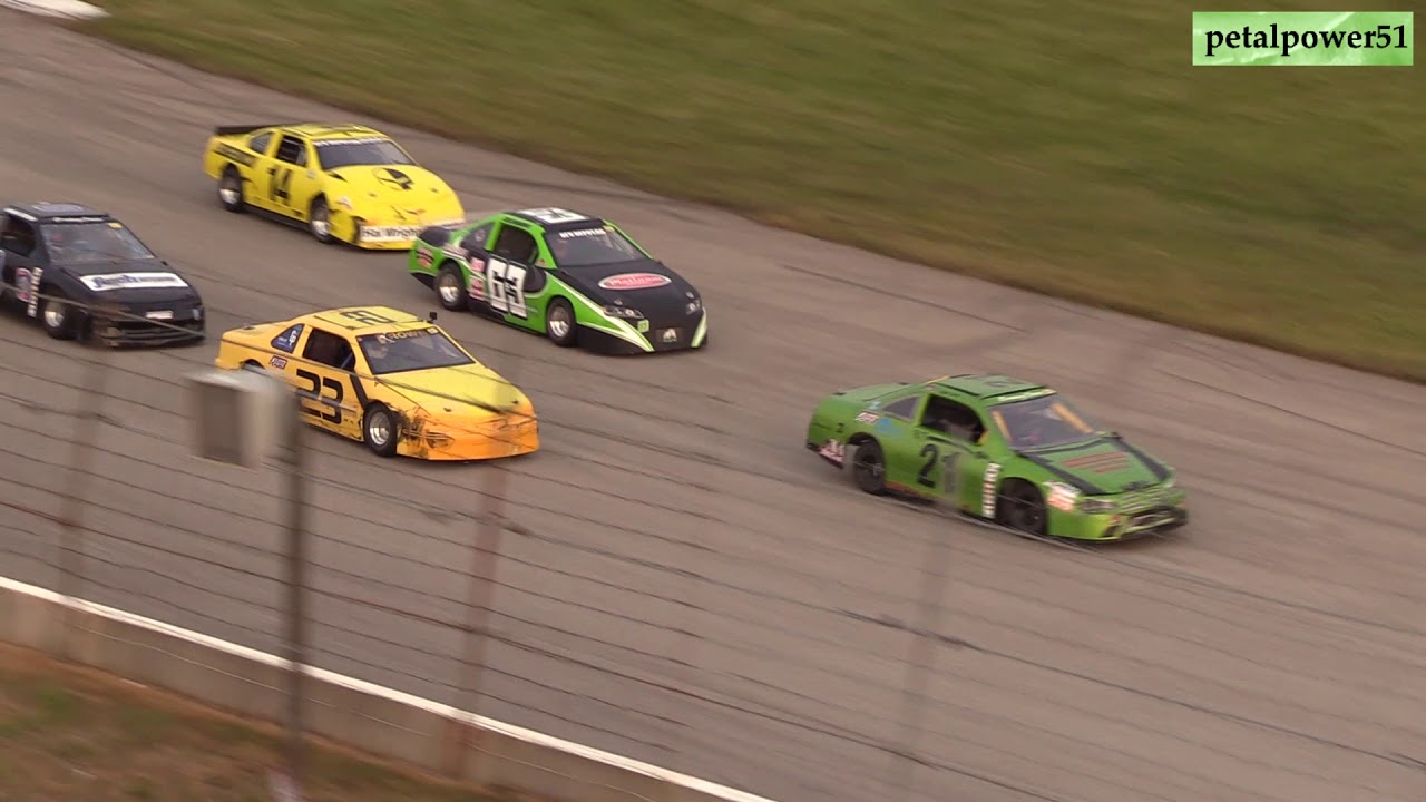 Sauble Speedway, Jr Late Model, June 30, 2018 - YouTube