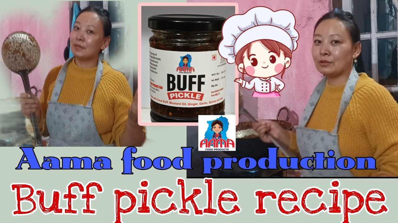 Buff pickle recipe || masu ko achar || How to make buff pickle ...