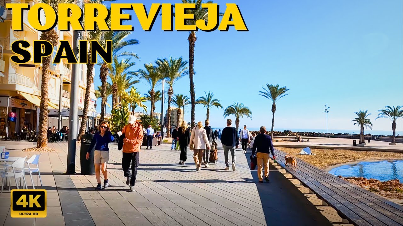 Torrevieja in Spain - The sunniest city on the Costa Blanca, Walking ...