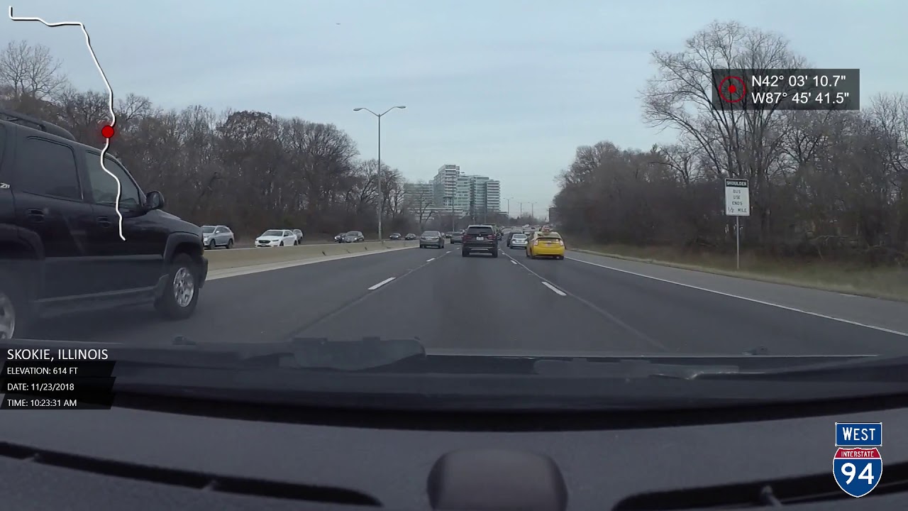 Edens Expressway Outbound (I-94 WB), Kennedy Expy (I-90) to I-294 ...