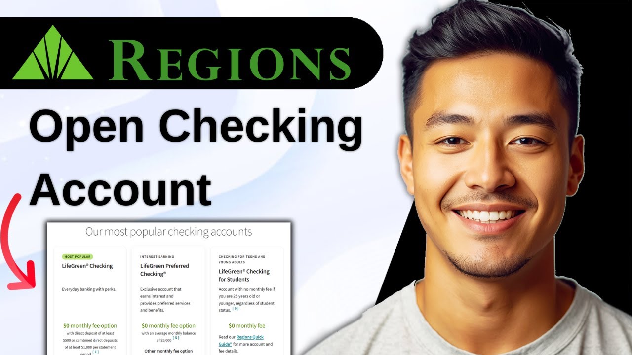 How To Open A Checking Account Online With Regions Mobile (2025) - YouTube