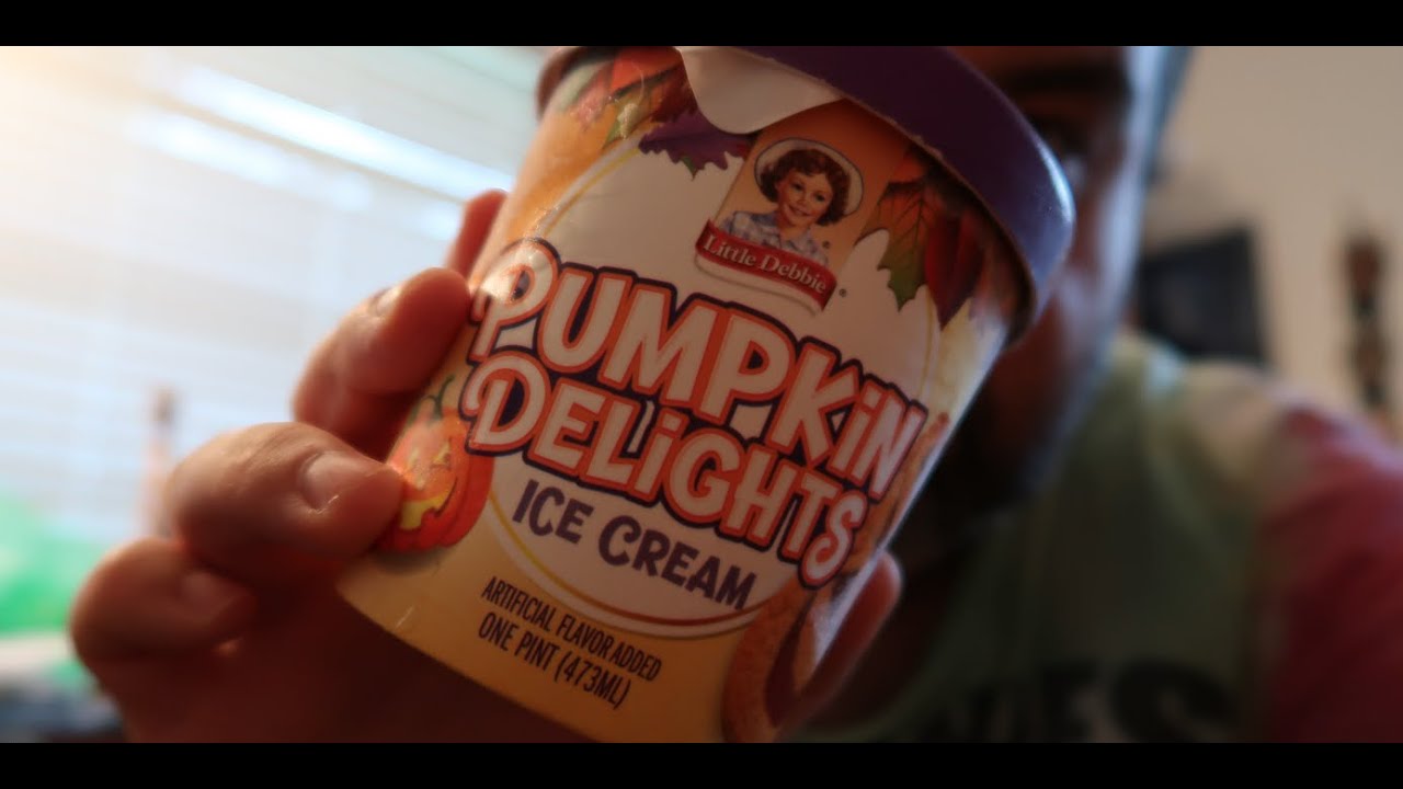 Little Debbie Pumpkin Delight Ice Cream Review & Taste Test 2023 - YouTube