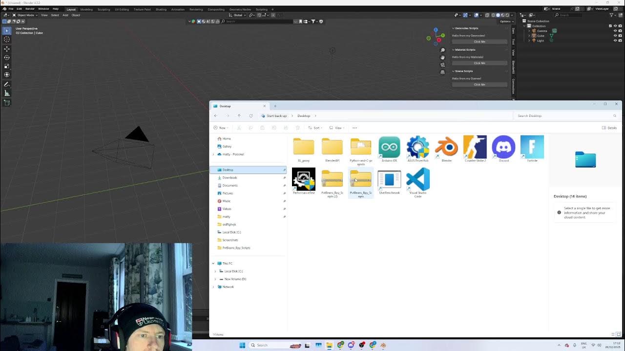 Blender & Python: Automating 3D Creation with Code (Live Tutorial!) - YouTube