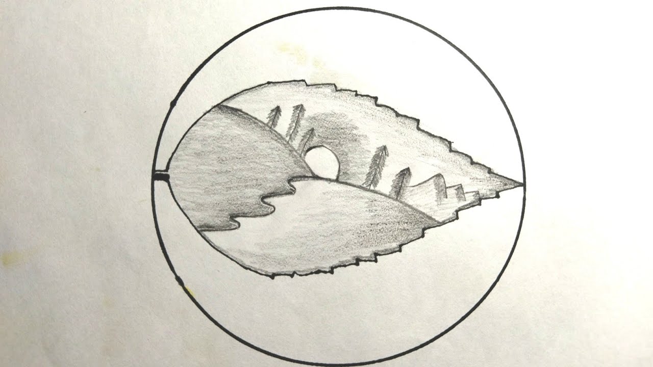 pencil drawing in a easy drawing || ''Easy pencil drawing tutorials ...