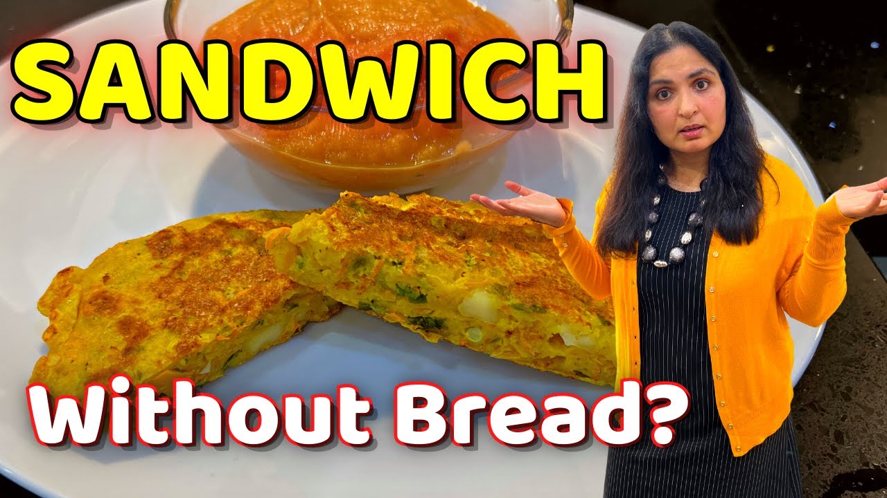 SANDWICH Without Bread | HIGH PROTEIN| NO GRAIN | NO FLOUR | NO BUTTER ...