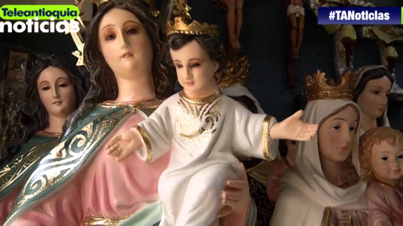 Imágenes religiosas es un buen negocio para la Semana Santa - YouTube