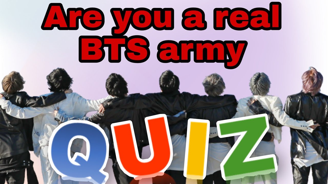 Are you real BTS army quiz 💜||BTS||BTS ARMY|| - YouTube