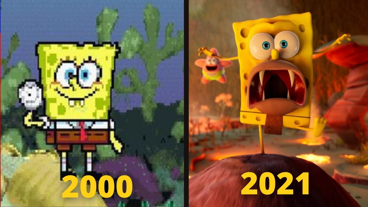 Evolution of SpongeBob Games - YouTube