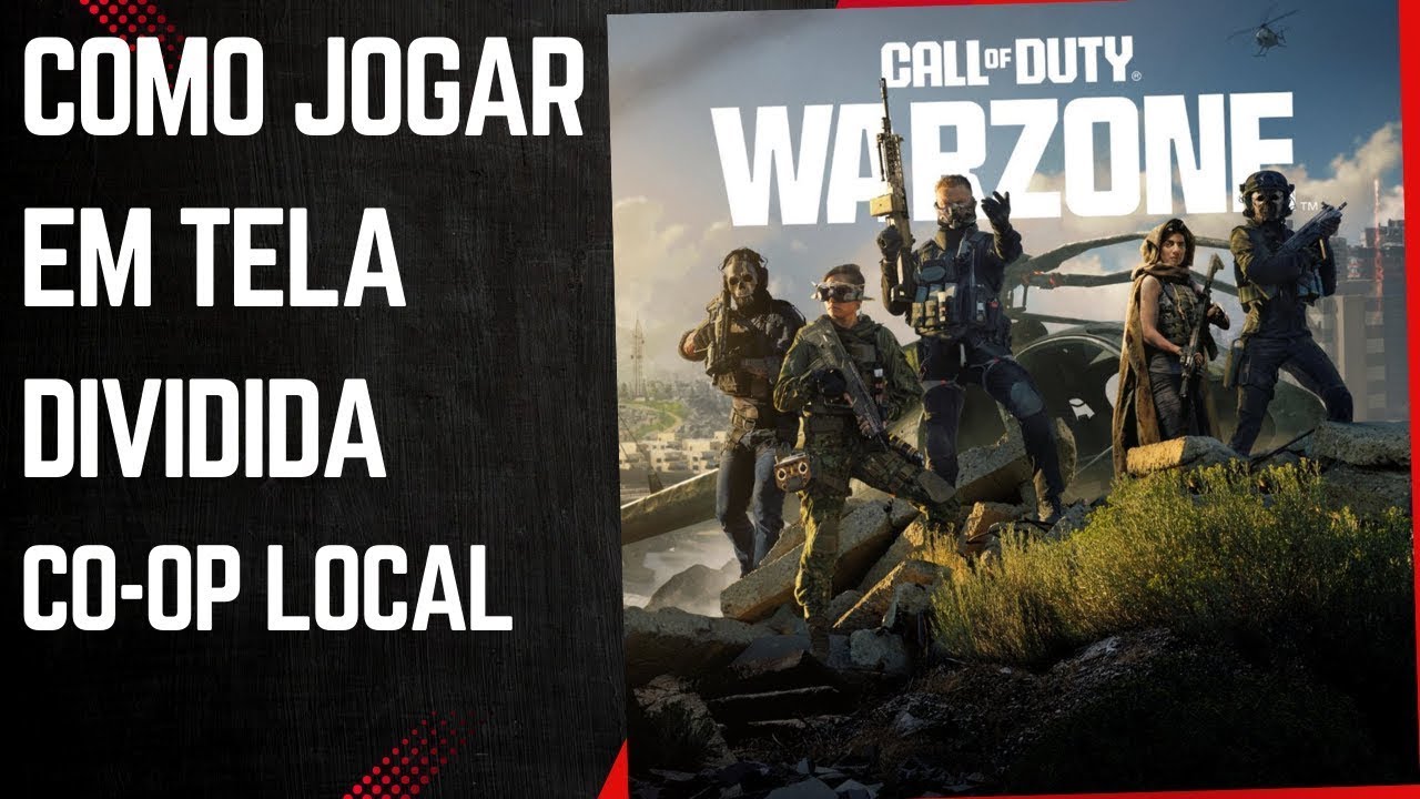 COD WARZONE 2.0 COMO JOGAR EM TELA DIVIDIDA - HOW TO PLAY SPLIT SCREEN ...