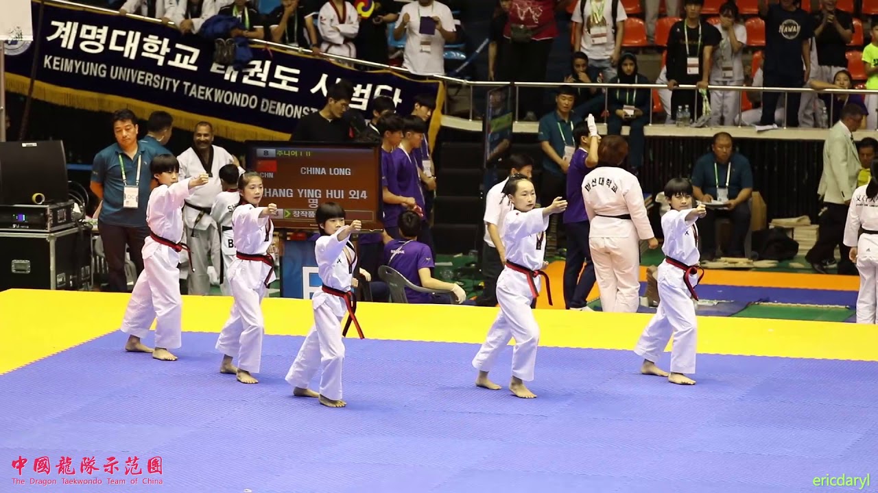 2018 Jeju World Taekwondo Hanmadang，Creative Poomsae Junior，2nd place ...