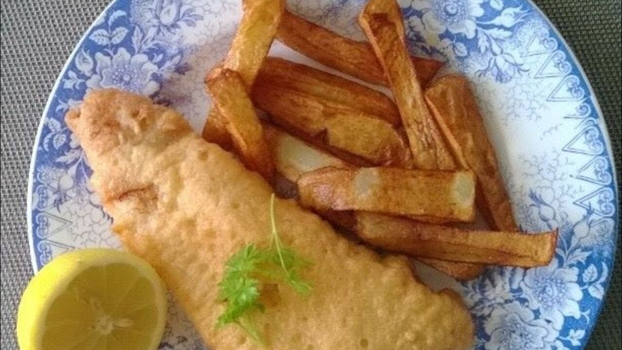 Receta : Fish and chips (pescado frito empanizado y patatas fritas ...