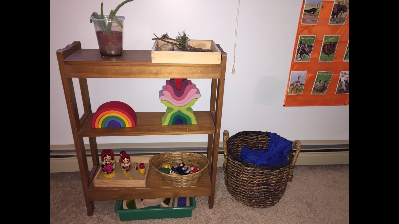 Creative Play Shelf Waldorf Inspired! - YouTube