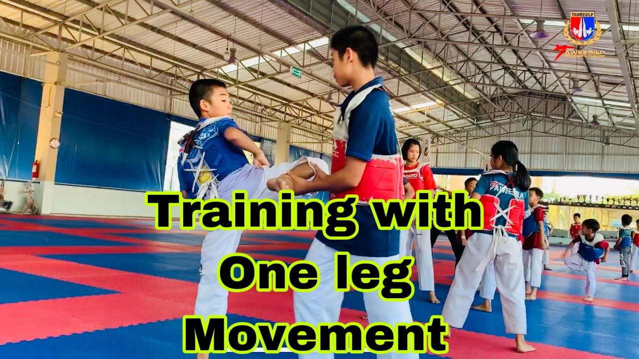 Training with One leg Movement #taekwondo - YouTube
