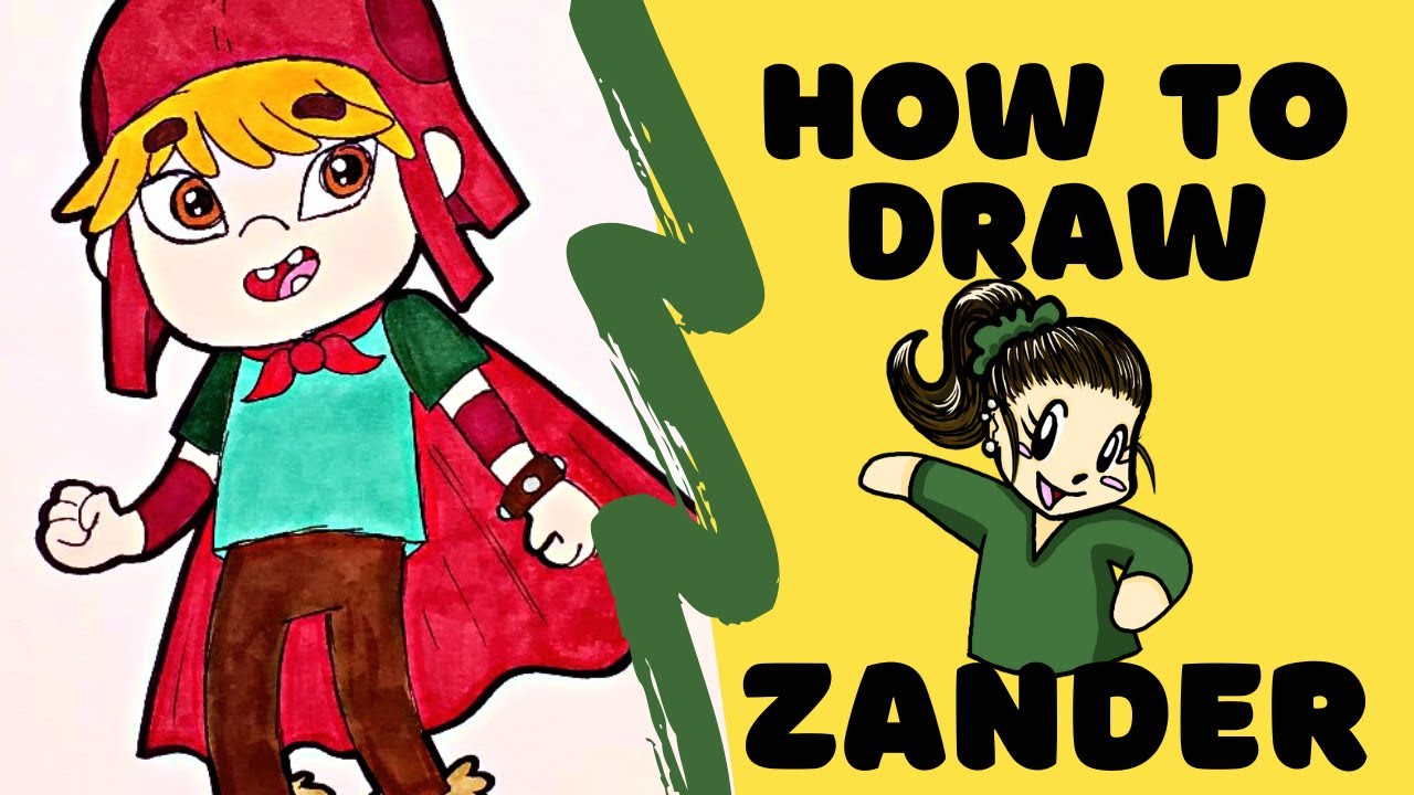 HOW TO DRAW - Zander (Super Wish) - YouTube
