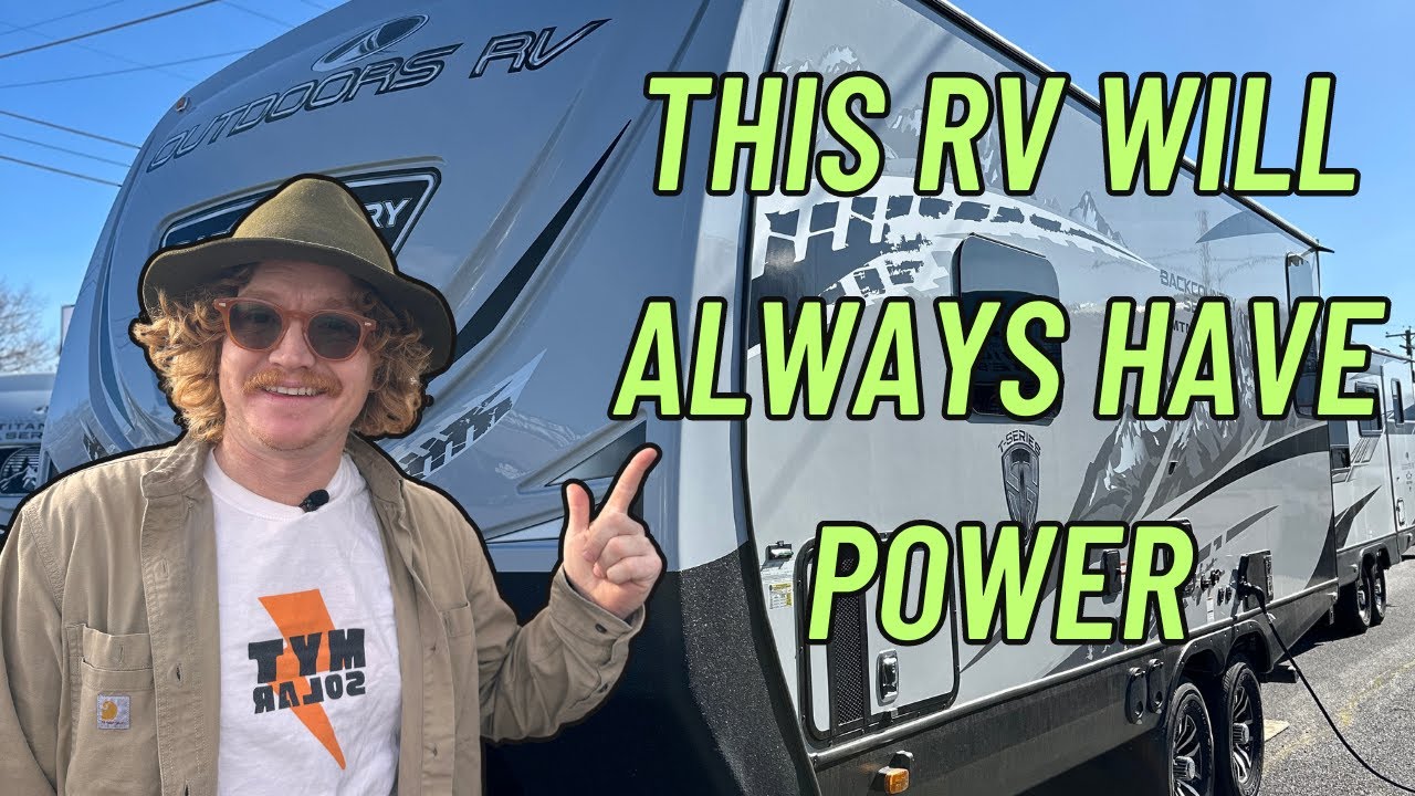 This off-grid camper is now NEVER without power | 2024 Outdoors RV 20BD ...