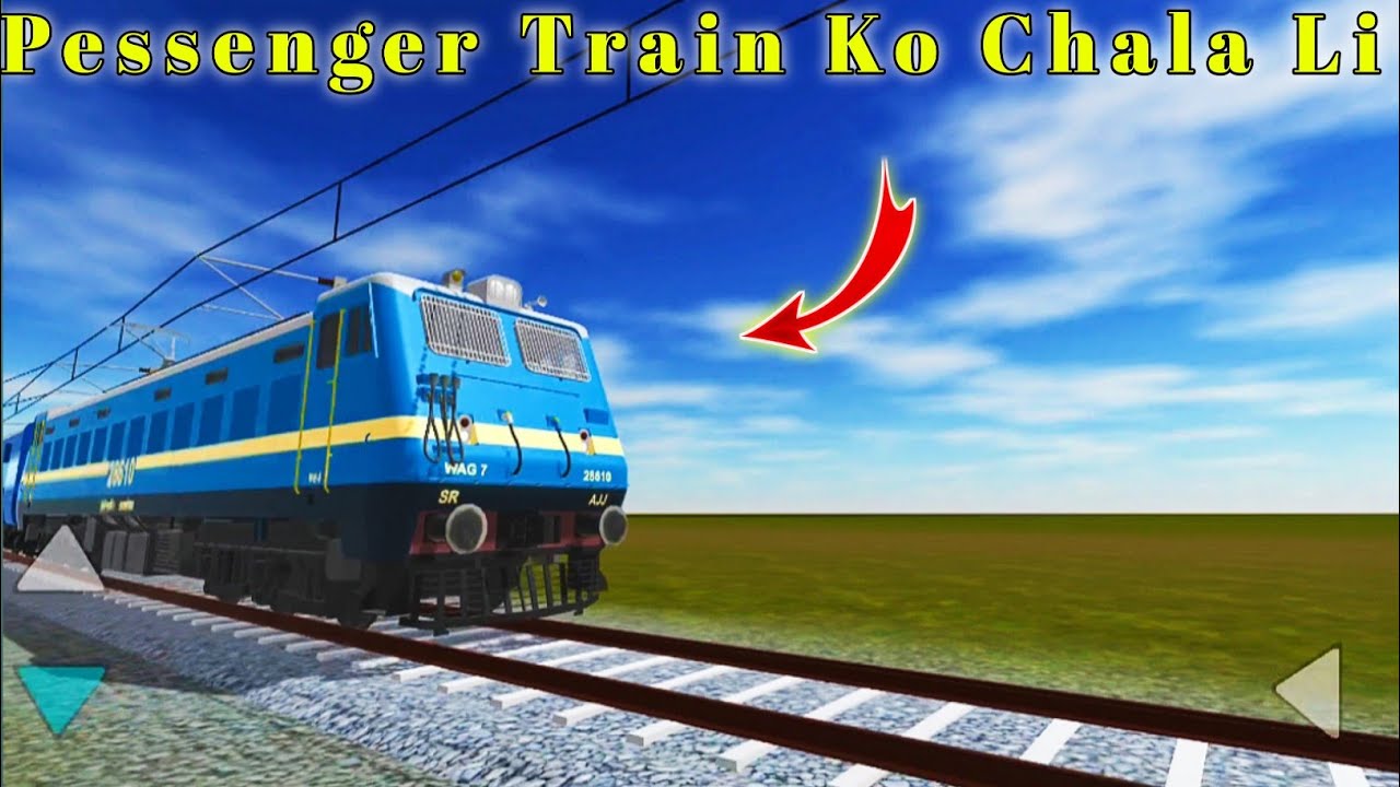 Driving A Pessenger Train In Indian Train Crossing Simulator 3D ...