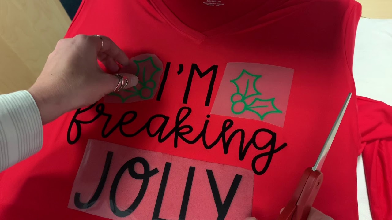 Fuzzy Flock Heat Transfer Vinyl: How to Make a Holiday T-shirt ...