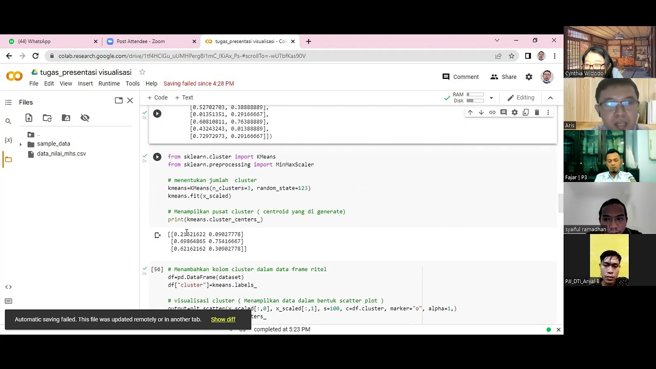 Kelompok 5 : Visualisasi data menggunakan google colaboratory - YouTube