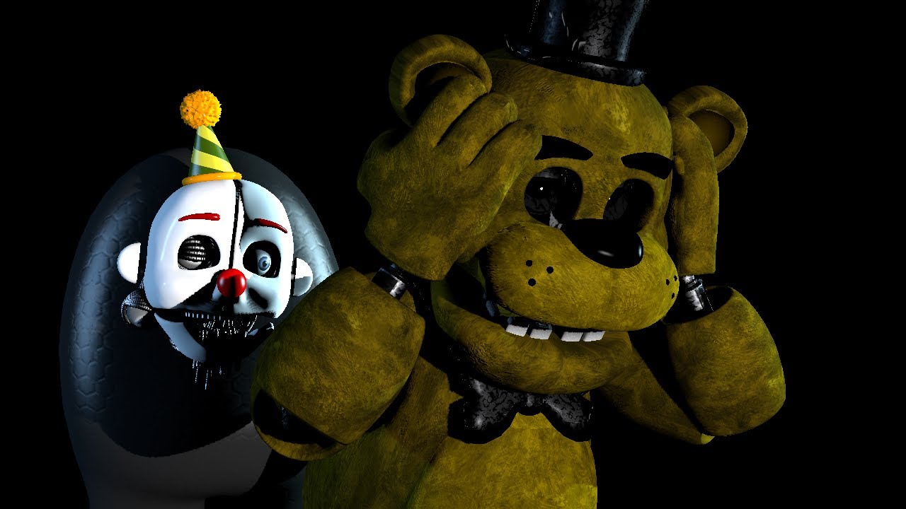 [SFM/FNAF] Ennard showed Golden Freddy Among Us for the first time ...