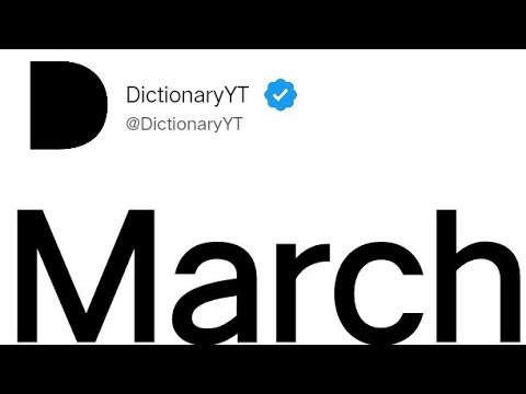 March Meaning in English - YouTube