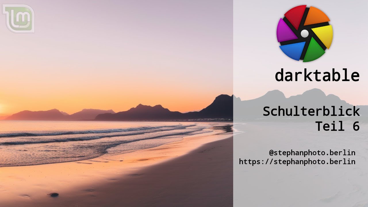 Tutorial darktable 2024 - Blick bei der Bildbearbeitung über die Schulter - YouTube