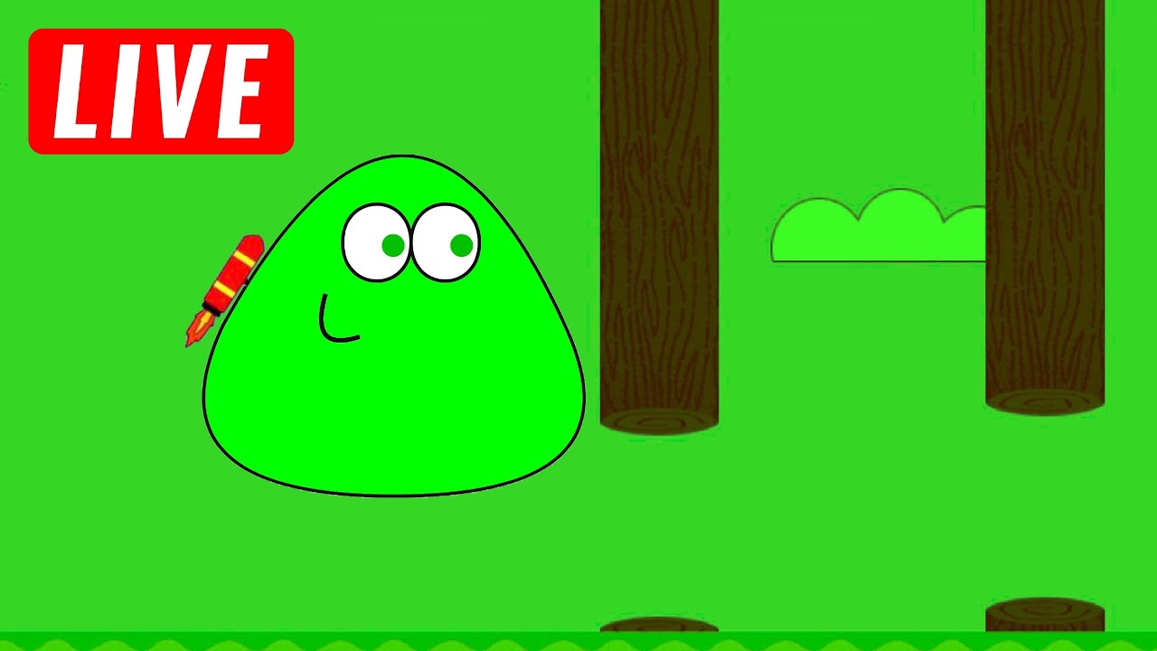 🟢 LIVE DO POU VERDE - Jet Pou - YouTube