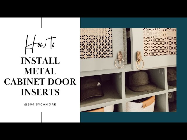Cabinet Door Mesh Inserts