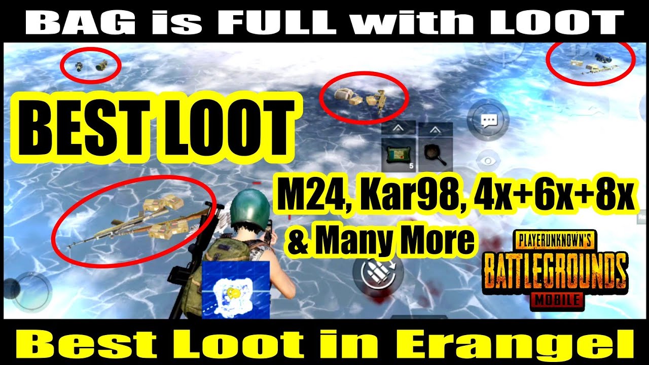 Best Loot in Erangle| PUBG Mobile | Spawn Island | Session 10 - YouTube