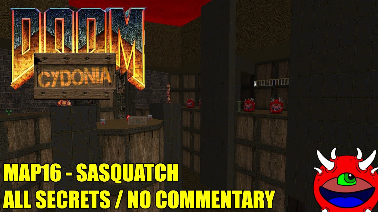 Doom 2: Cydonia - MAP16 Sasquatch - All Secrets No Commentary - YouTube