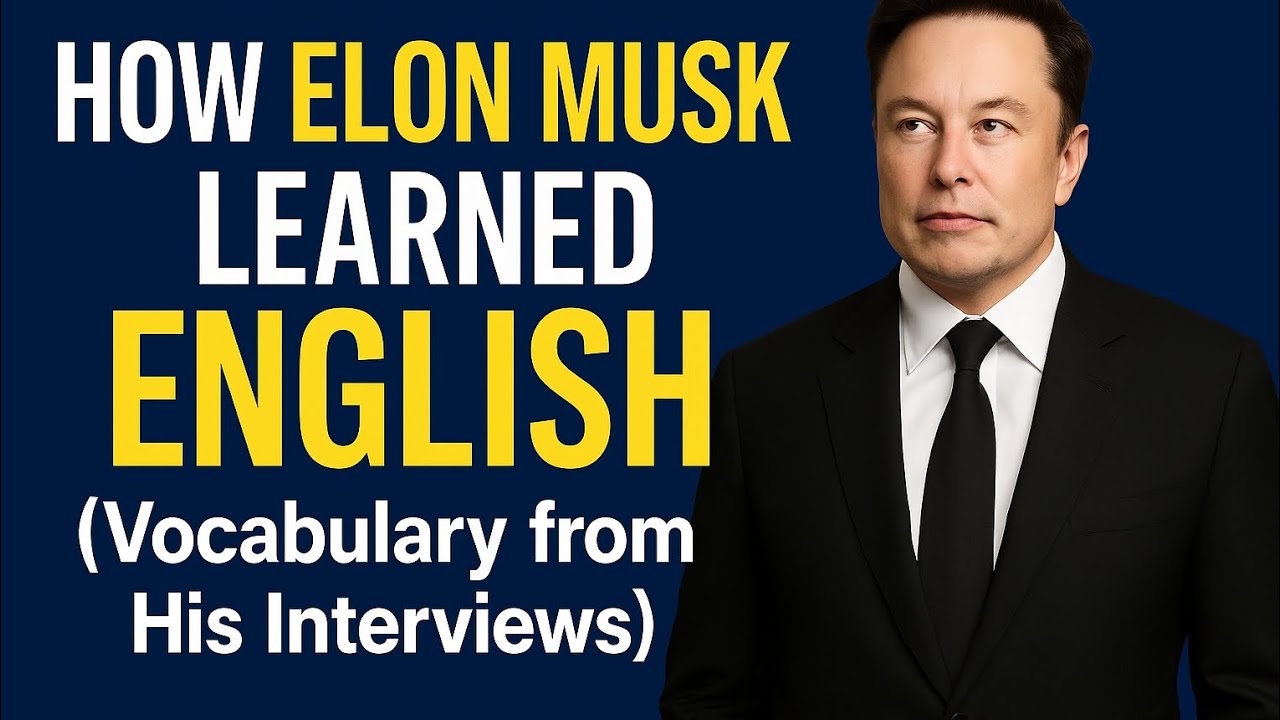 How Elon Musk learned English | Learn English through story level 1 ...