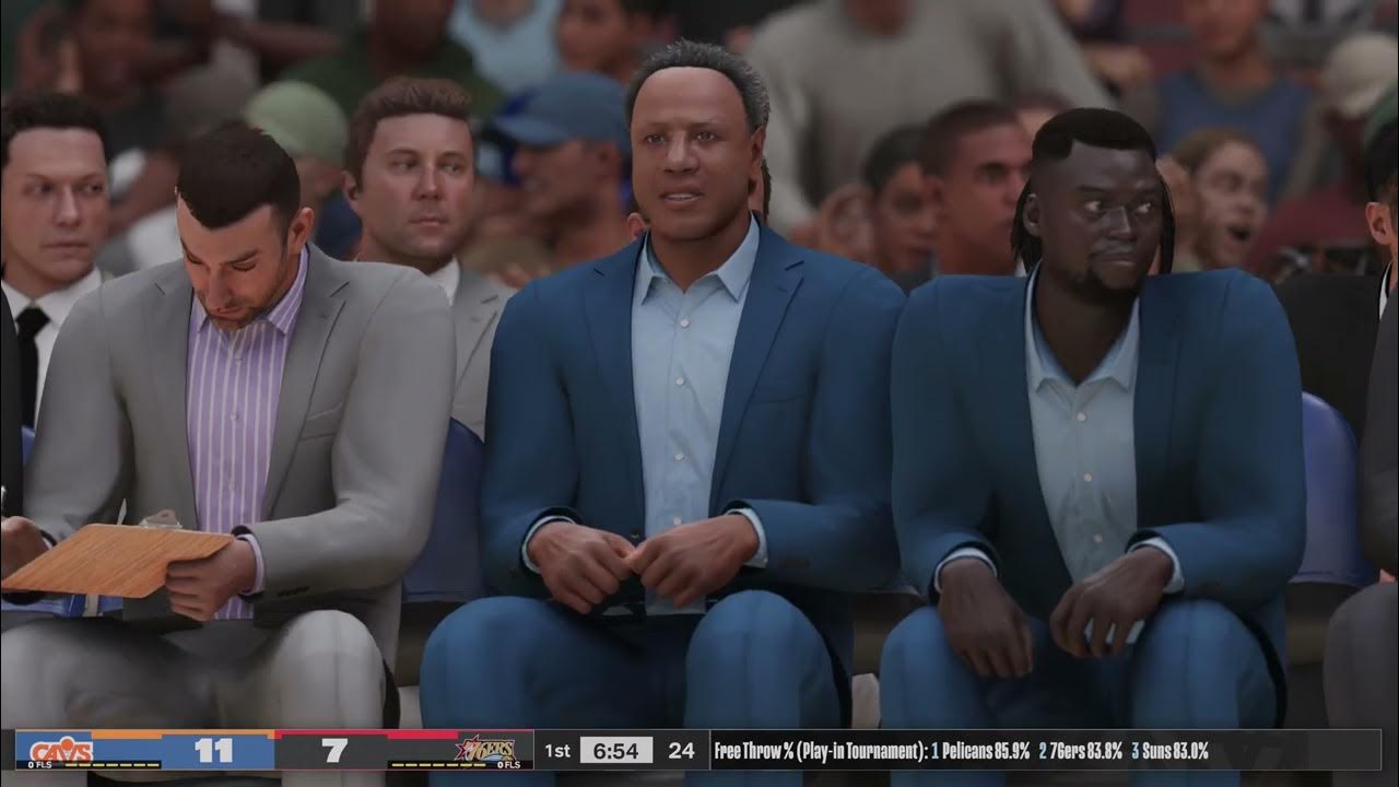 【2K24 NBA】'89-'90 Cleveland Cavaliers vs '00-'01 Philadelphia 76ers - YouTube