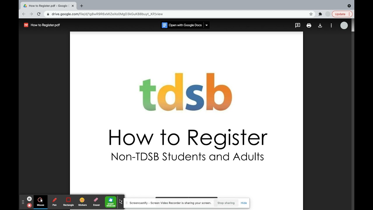 Step 1 Create an Account using the Registration Form - YouTube
