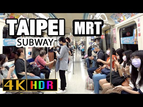 Taipei walk Ximen MRT to Kunyang MRT station 27.07.2022 Taiwan - 【4K】 - YouTube