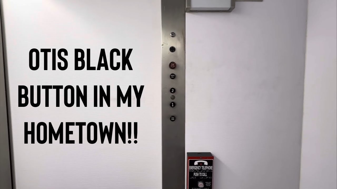 EPIC 1968 Otis Black Button Hydraulic Elevator at 511 Main St Oregon ...