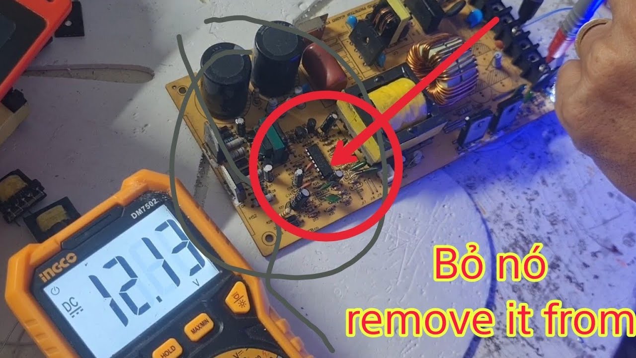 Tháo Bỏ IC 7500 Và Nhiều Linh Kiện Ra Khỏi Bo Nguồn Xung Vẫn Hoạt Động ...