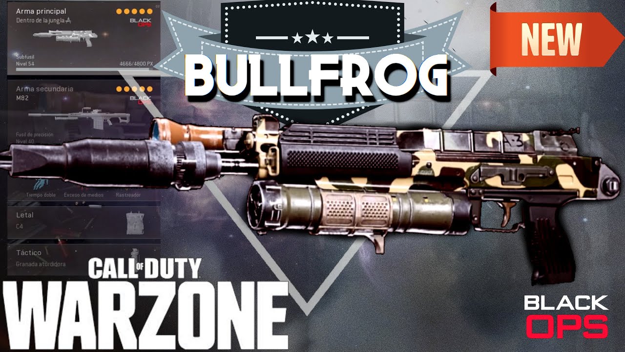 MEJOR CLASE para la BULLFROG WARZONE + HISTORIA[COLD WAR] - YouTube