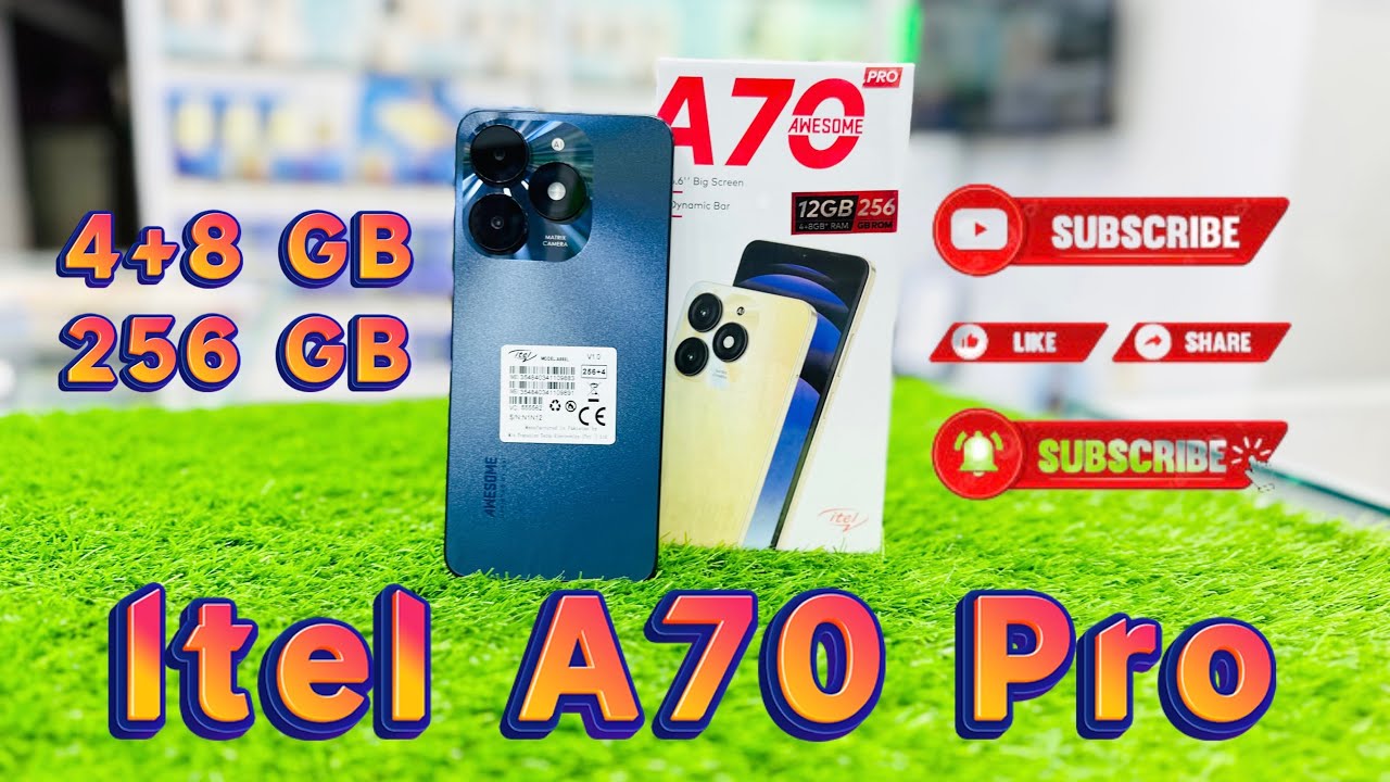 Itel A70 pro new model unboxing - YouTube