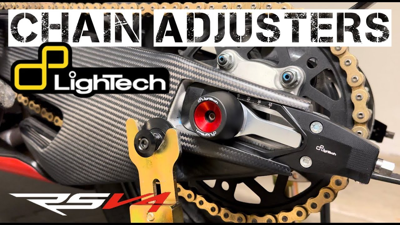 RSV4 | Lightech Chain Adjusters | Install - YouTube