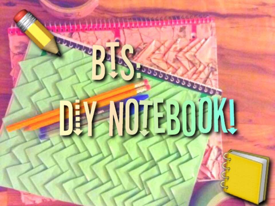 BTS: DIY Notebooks 2015 - YouTube