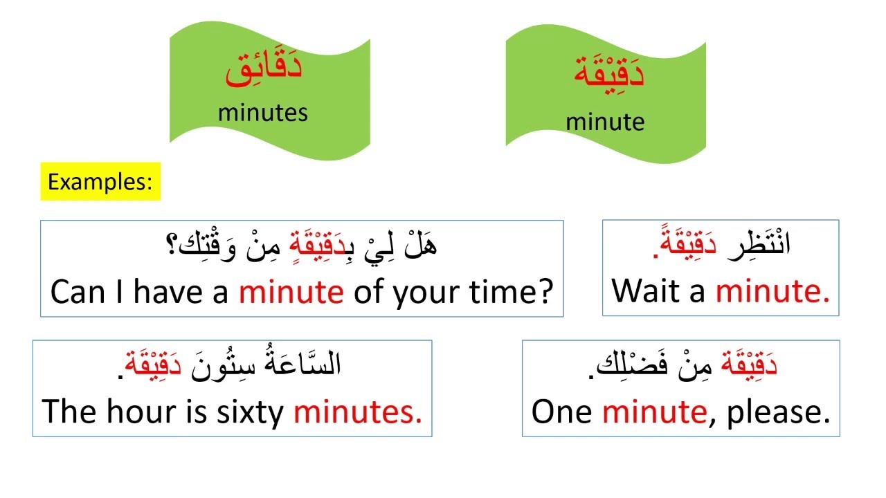 Parts Of Time In Arabic Language YouTube parts-of-time-in-arabic-language-youtube