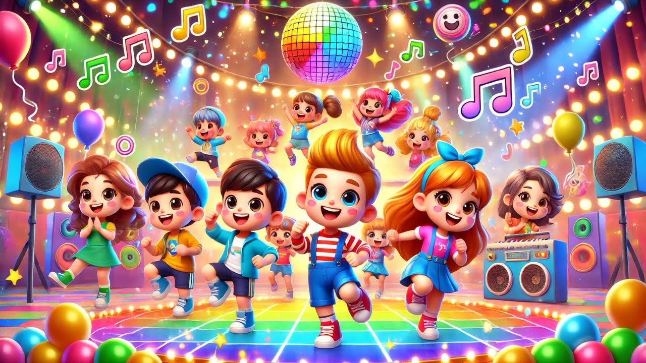 Tippy Tappy Dance: A Fun Action Dance Song for Kids! Kids Dance Song ...