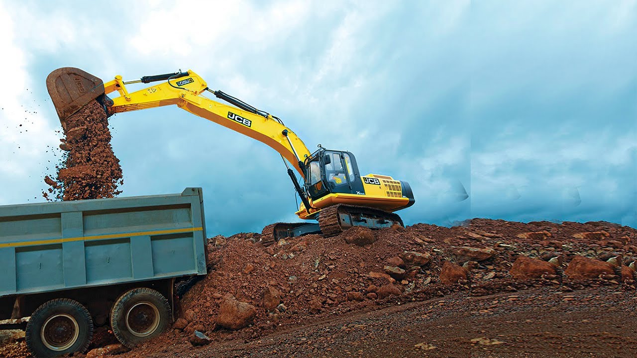 New JCB 3dx Plus Xpert Loading and Making walls perfectly - Jcb Tracks ...