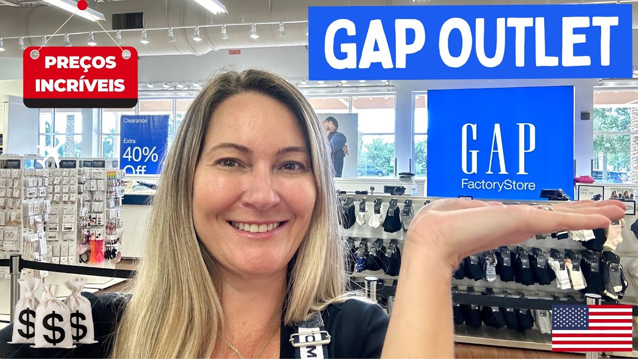 GAP OUTLET em ORLANDO: PREÇOS INCRÍVEIS e NOVIDADES IMPERDÍVEIS! - YouTube