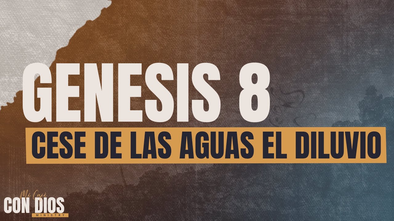 GENESIS 8 | CESE DE LAS AGUAS DEL DILUVIO | NOE CONSTRUYE UN ALTAR A DIOS - YouTube